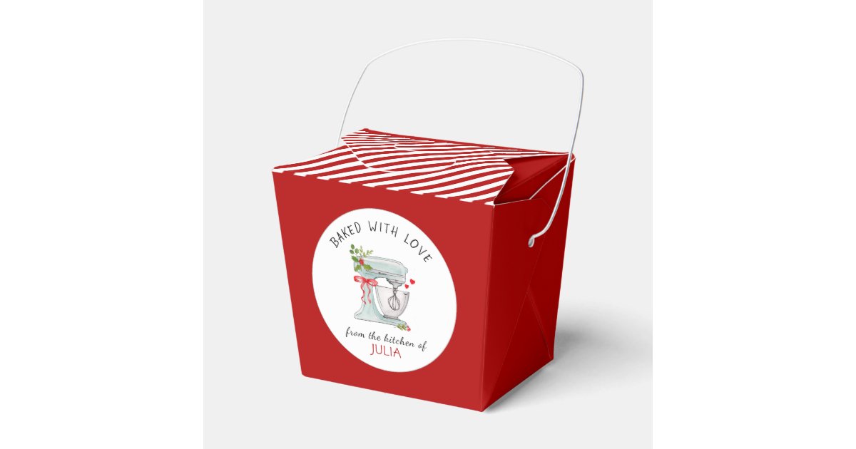 Cute Christmas cookie Favor Box | Zazzle