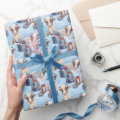 Cute Christmas Goats sm Wrapping Paper | Zazzle