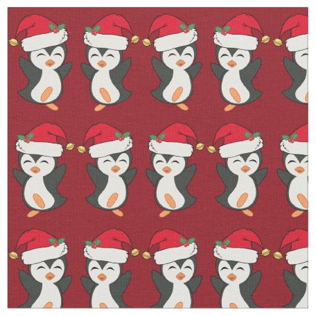 Penguin Fabric | Zazzle