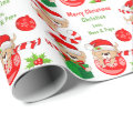 Cute Christmas Puppies Kids Wrapping Paper | Zazzle