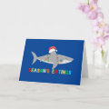 Cute Christmas Shark Card | Zazzle