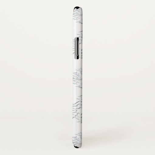 Cute Christmas snow snowman phone case ten | Zazzle