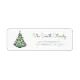 Cute Christmas Tree Return Address Label | Zazzle