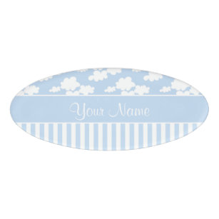 Cloud Name Tags | Zazzle