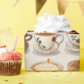 Cute Coffee Cup Pattern Wrapping Paper | Zazzle