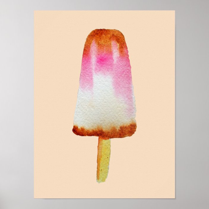 Cute cola ice-block pop art popsicle poster | Zazzle.com