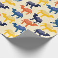 Cute Colorful Cartoon Camels Pattern Wrapping Paper | Zazzle