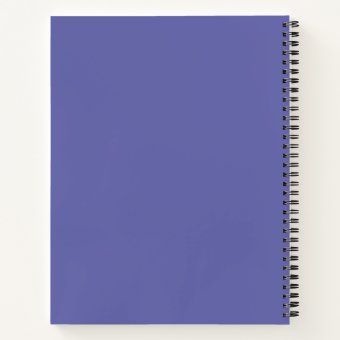 Cute Colorful Groovy Personalized Purple Gratitude Notebook | Zazzle