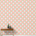 Cute Colorful Rainbow Scallop Pattern Kids Baby Wallpaper | Zazzle