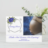 Cute Coming Soon Baby Bump Photo Pregnancy Announcement | Zazzle