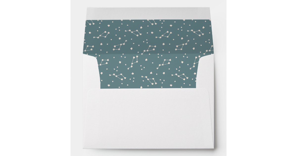 Cute Constellation Sky Pattern Envelope | Zazzle