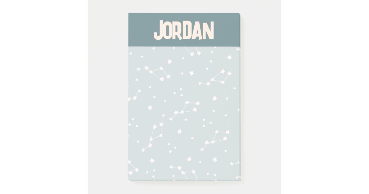 Cute Constellation Sky Pattern Post-it Notes | Zazzle