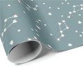 Cute Constellation Sky Pattern Wrapping Paper | Zazzle
