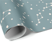 Cute Constellation Sky Pattern Wrapping Paper | Zazzle