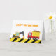 Cute Construction Vehicles for Birthday Boy Card | Zazzle