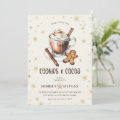 Cute Cookies & Cocoa Christmas Party Invitation | Zazzle