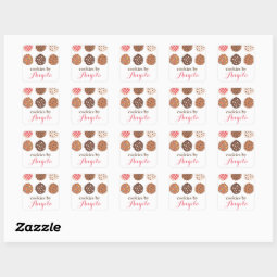 Cute Cookies Cookie Business Bakery Product Label | Zazzle