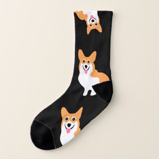 Cute Corgi Socks | Zazzle