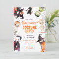 Cute Costume party Halloween kids birthday Invitation | Zazzle