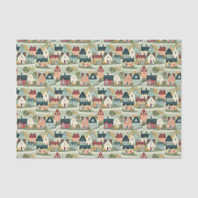Cute cottage core House warming party Tissue Paper | Zazzle