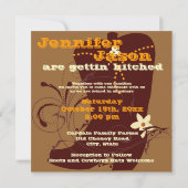 Cute Country Western Cowboy Wedding Invitations | Zazzle