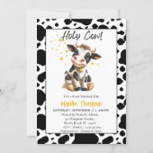 Cute Cow Farm Theme Baby Shower Invitation | Zazzle