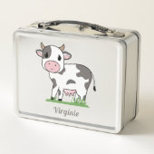 Cute Cow Metal Lunch Box | Zazzle