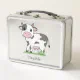 Cute Cow Metal Lunch Box | Zazzle
