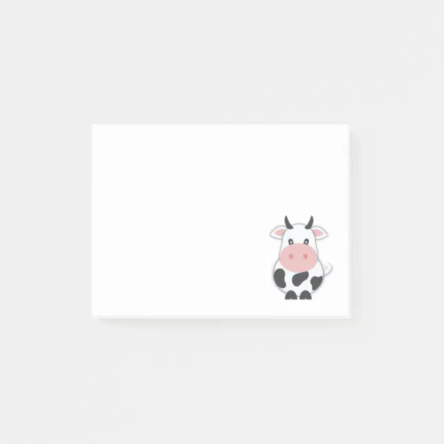 Cute Cow Post-it Notes | Zazzle