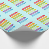 Cute Crayon Wrapping Paper | Zazzle