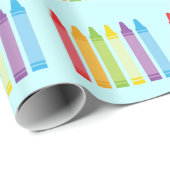 Cute Crayon Wrapping Paper | Zazzle