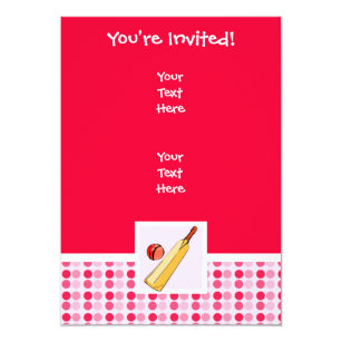 Cricket Invitations | Zazzle