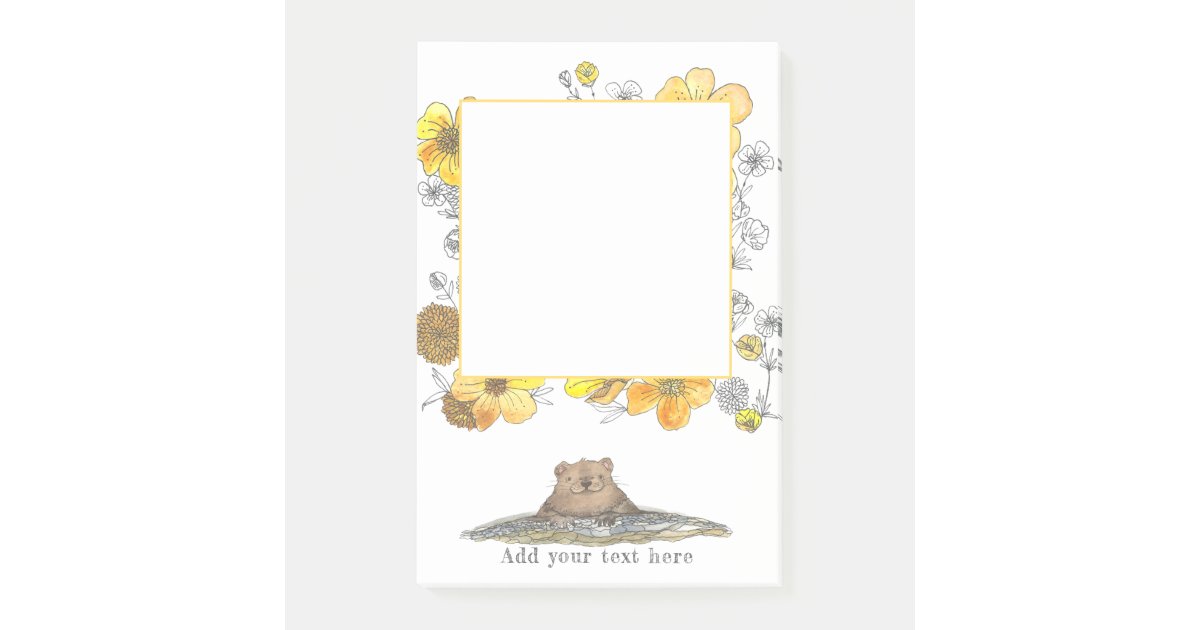 Cute Critter Personalized Notes | Zazzle