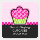 Cute Cupcake Box or Jar Stickers | Zazzle.com