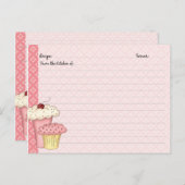 Cute Cupcake Recipe Cards | Zazzle