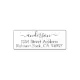 Cute Custom Address Stamp With Script Font | Zazzle