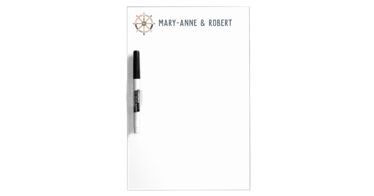 Cute Custom Cruise Ship Door Message Notes Dry Erase Board | Zazzle