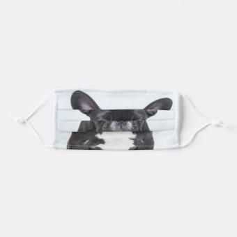 Cute Custom Dog Photo Adult Cloth Face Mask | Zazzle