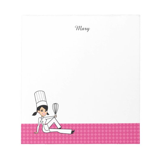 Cute Custom Kitchen Notepad 40 Pages | Zazzle.com