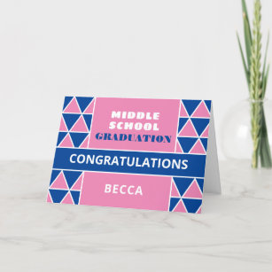 Middle School Graduation Cards | Zazzle