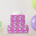 Cute Custom Pink Princess Birthday Wrapping Paper | Zazzle