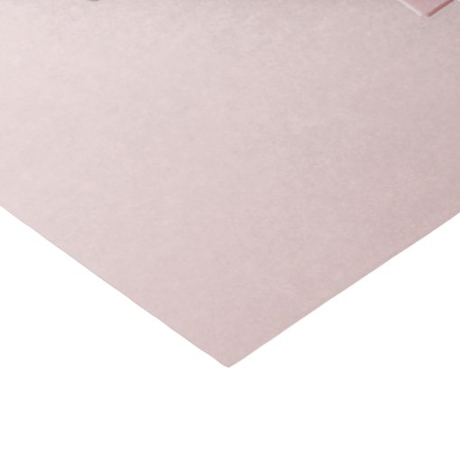 Cute Customizable Pink Monogram & Your Name Script Tissue Paper | Zazzle