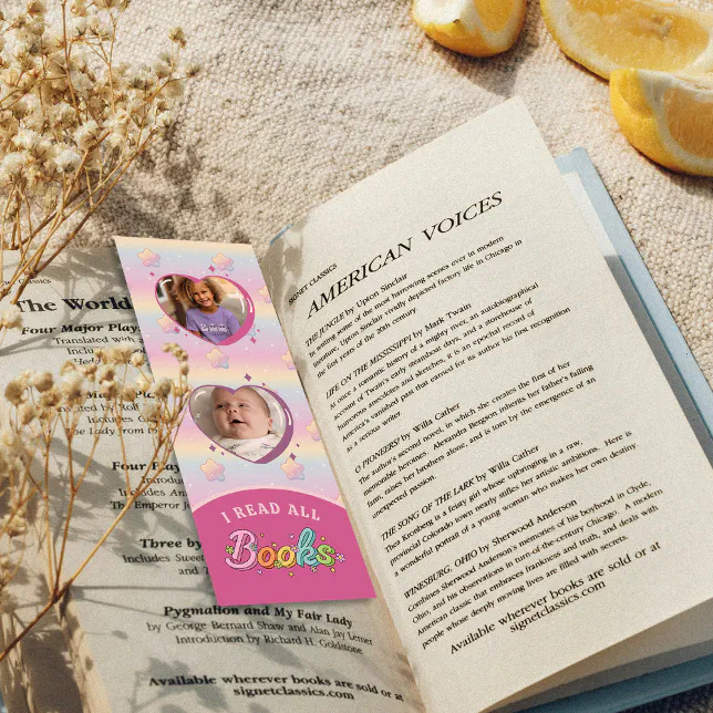 Cute Custpm Photo Colorful Fun Bookmark | Zazzle