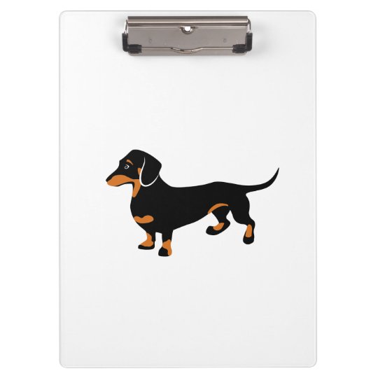 Cute Dachshund - Doxie Dog Clipboard | Zazzle.com
