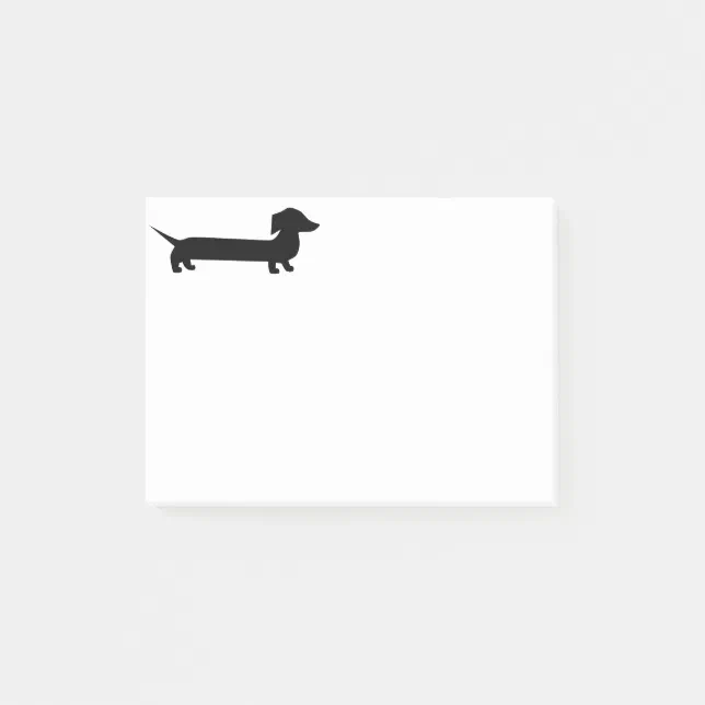 Cute Dachshund Post-it Notes | Zazzle