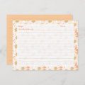 Cute Daisy Recipe Cards | Zazzle