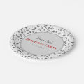 Cute Dalmatian Spots Kids Birthday Party Paper Plates | Zazzle