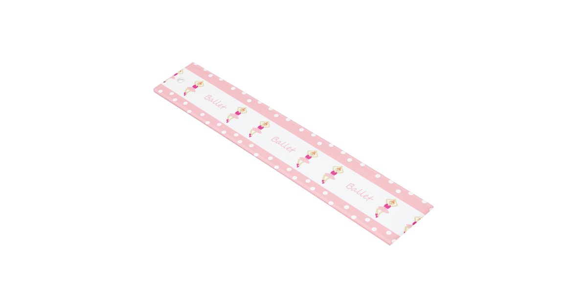 Cute dancing ballerinas ruler | Zazzle