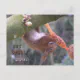 Cute Dangling Squirrel Get Well Soon Postcard | Zazzle