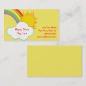 Cute Daycare Rainbow Business Cards | Zazzle